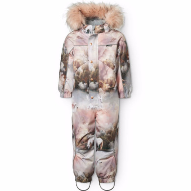 fluffy snowsuit